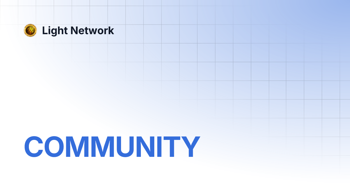 COMMUNITY | Light Network